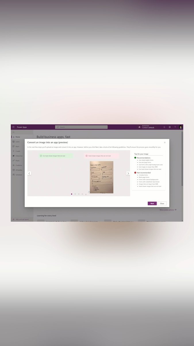 Mark S Hurst on Twitter: "MSFTMechanics: Convert drawings into Power Apps. OCR recognizes and ...