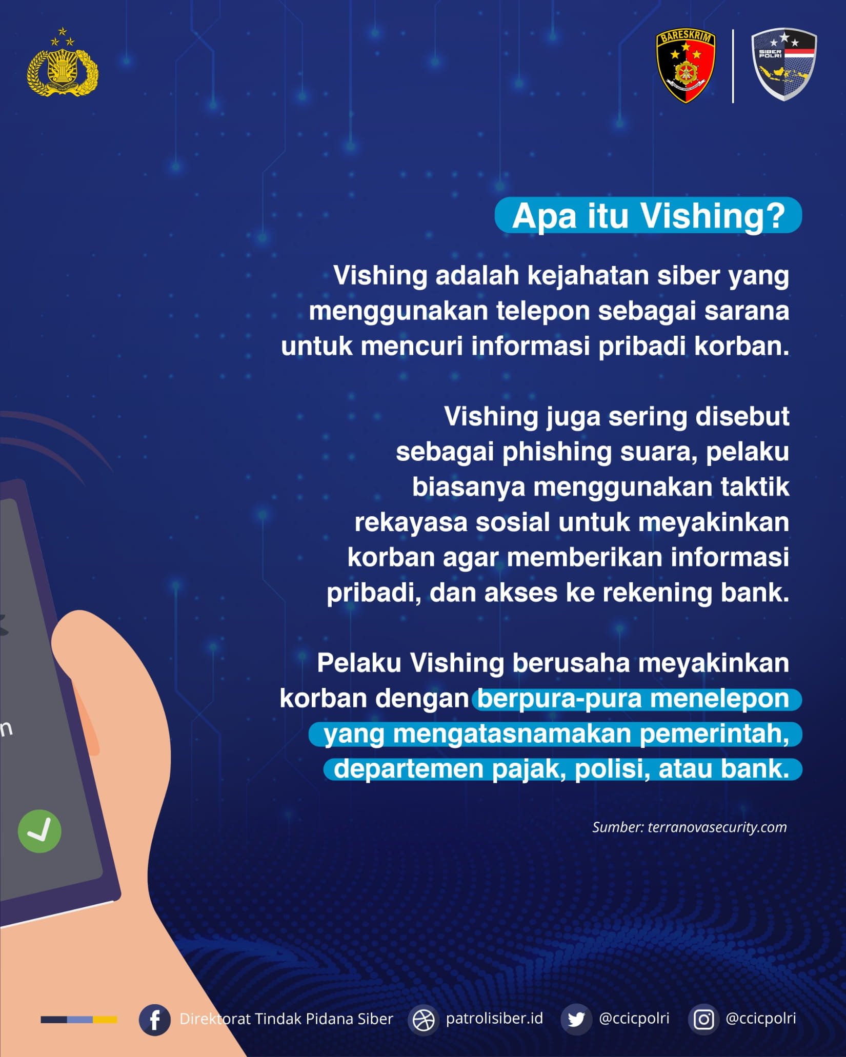 Direktorat Tindak Pidana Siber Bareskrim Polri (@CCICPolri) / Twitter