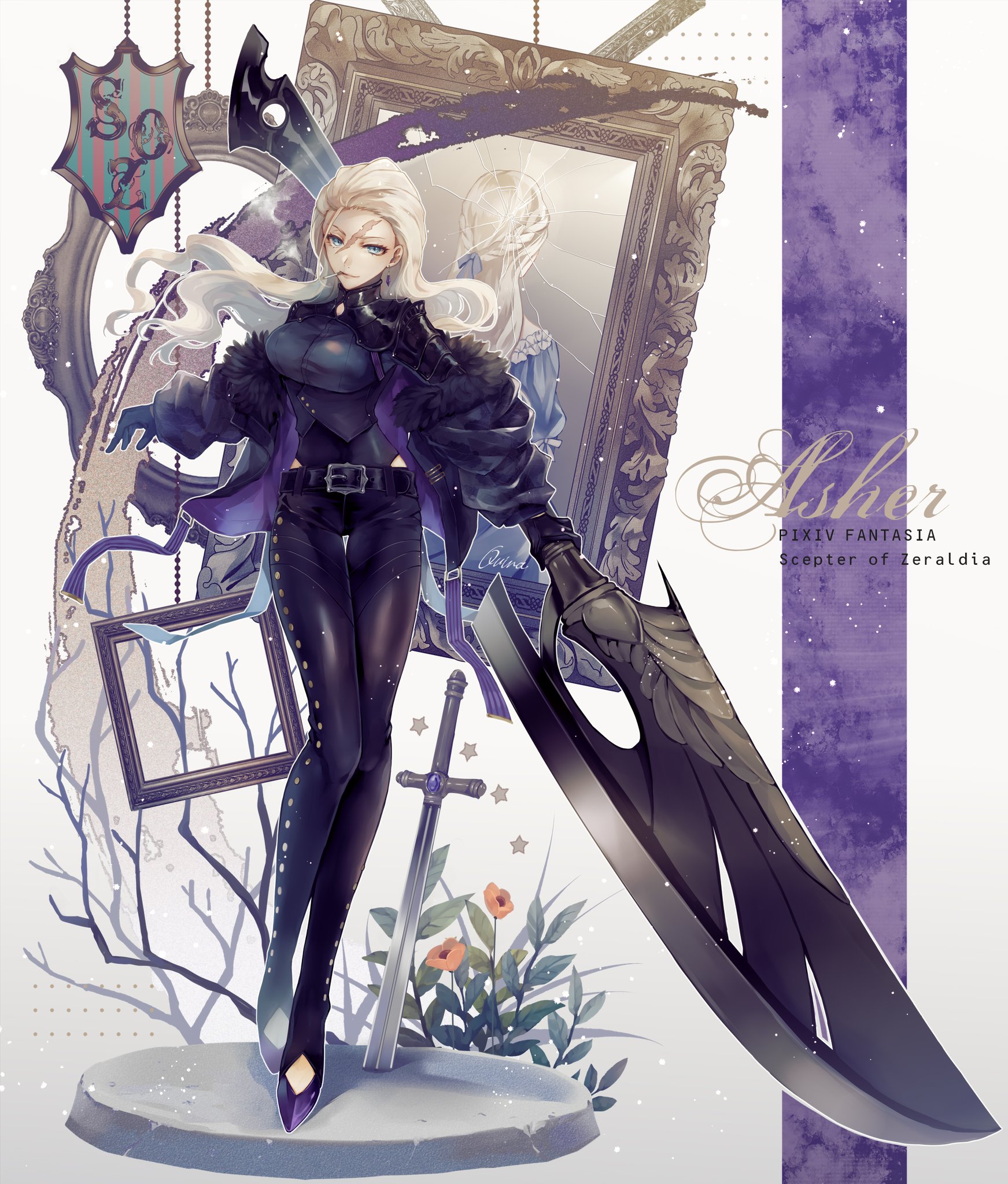 灰奈／黒助くい奈 on Twitter: "【PFSOZ】金梟のアシェル【ザリア軍】 | 灰奈 #pixiv https://t.co/wYkCaR2OCV よろしくお願いしまー－す ...