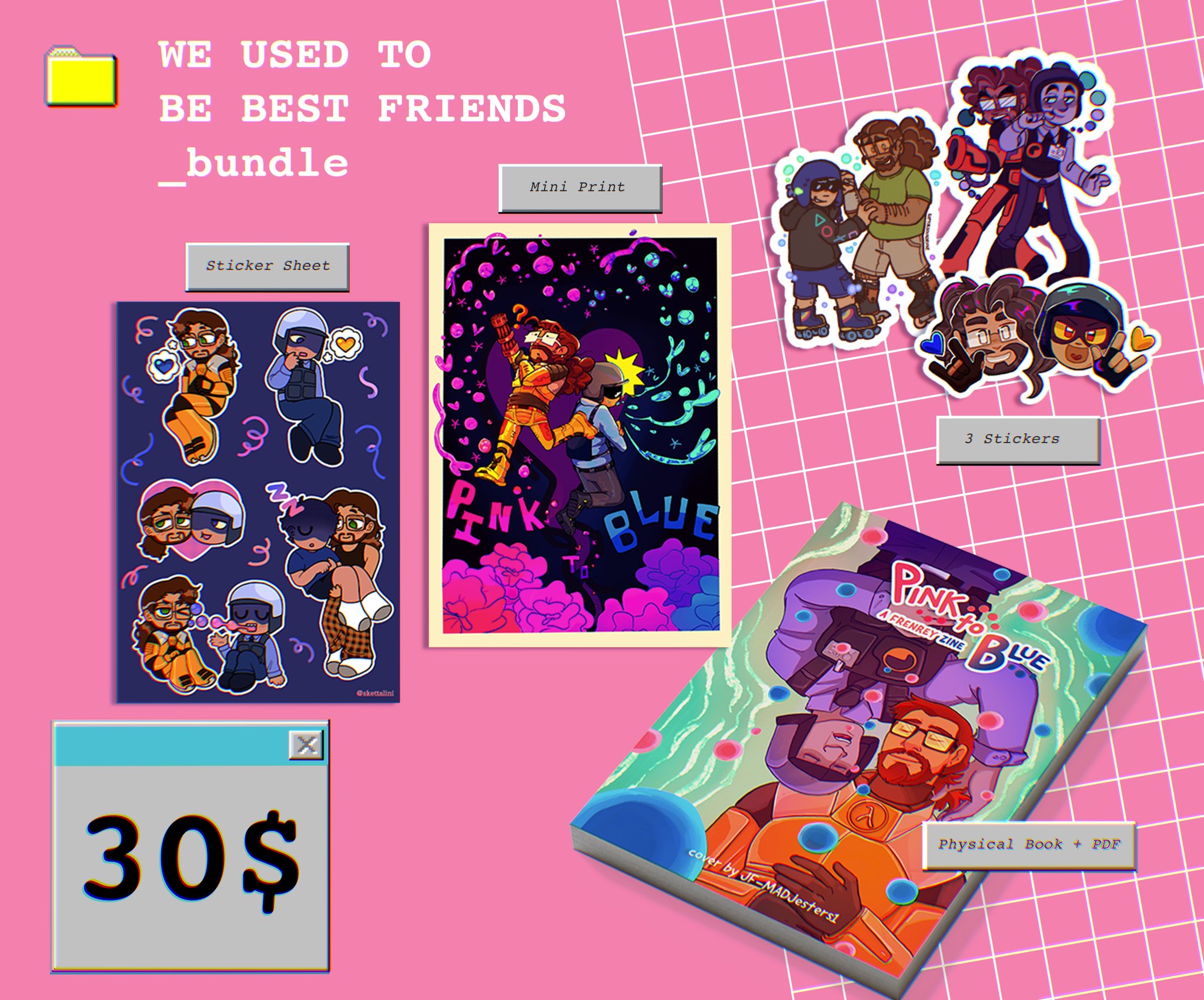 Pink to Blue: A Frenrey Zine on Twitter: "🛂 Book + Merch Bundles ☢️ https://t.co/kDwM1BSX5h ...