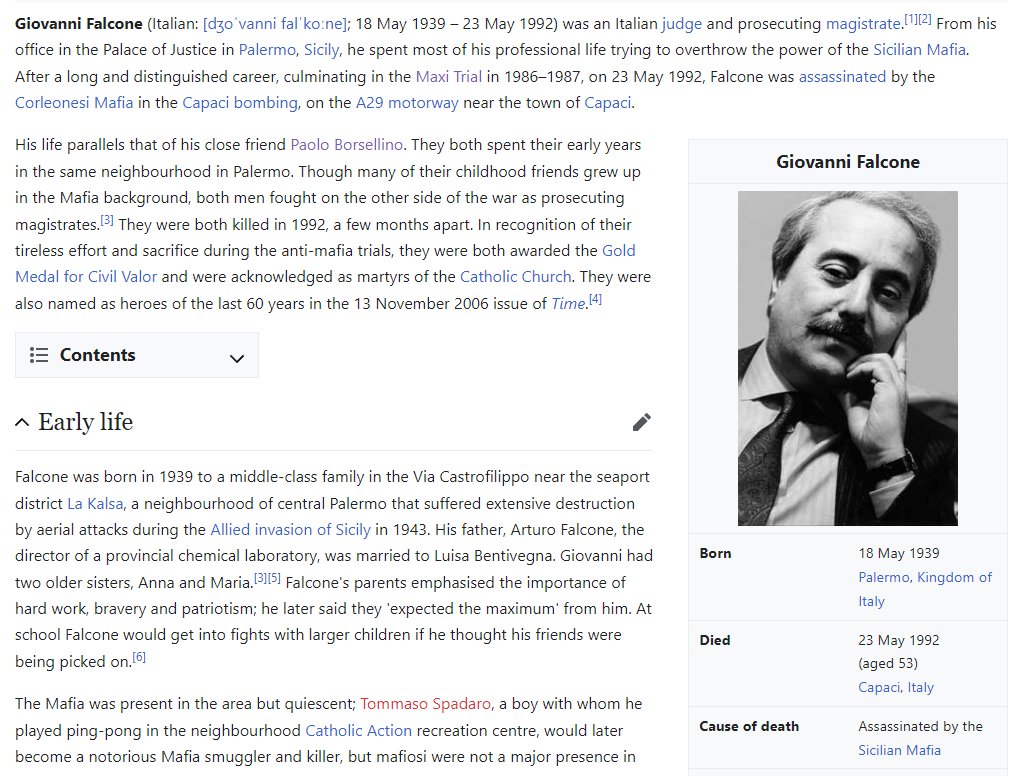 石割り on Twitter: "タイ語は自信がないけど紹介 ペナンチェの本名が「ラヴィニア・ファルコーネ」で、モデルはイタリアの裁判官ジョヴァンニ・ファルコーネじゃないか？ というもの ...