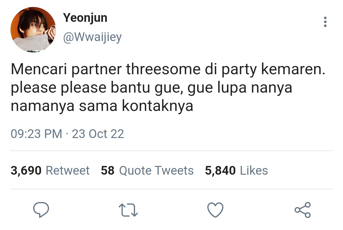 Ppabangie on Twitter: "Yeongyu few tweet au ; Partner party 🔞 https://t.co/qiYMZD1Bx0" / Twitter