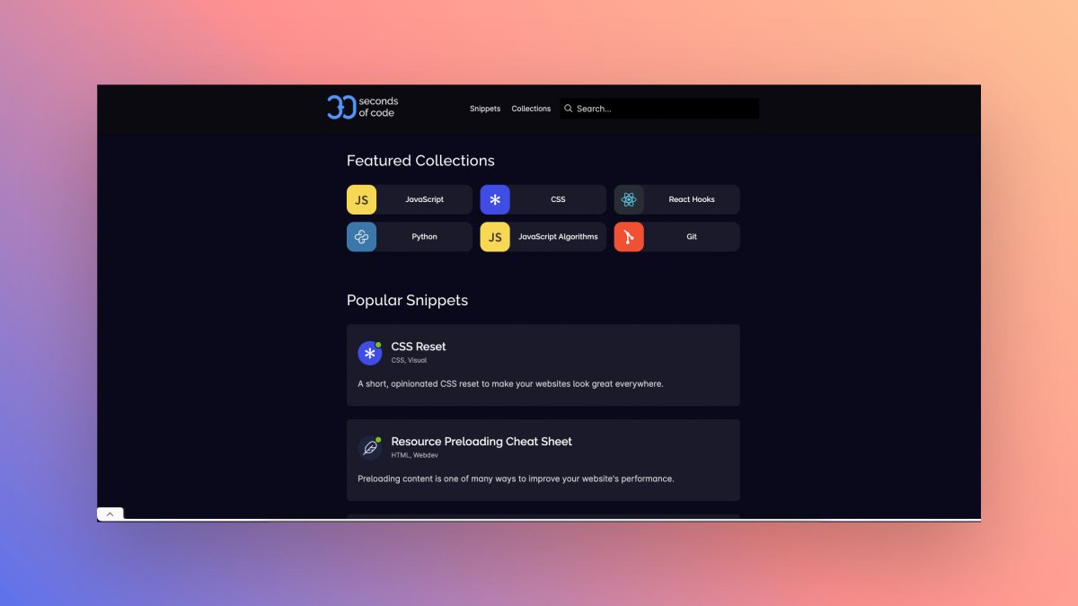 5 code snippets websites that may come in handy (free): - Thread from ...