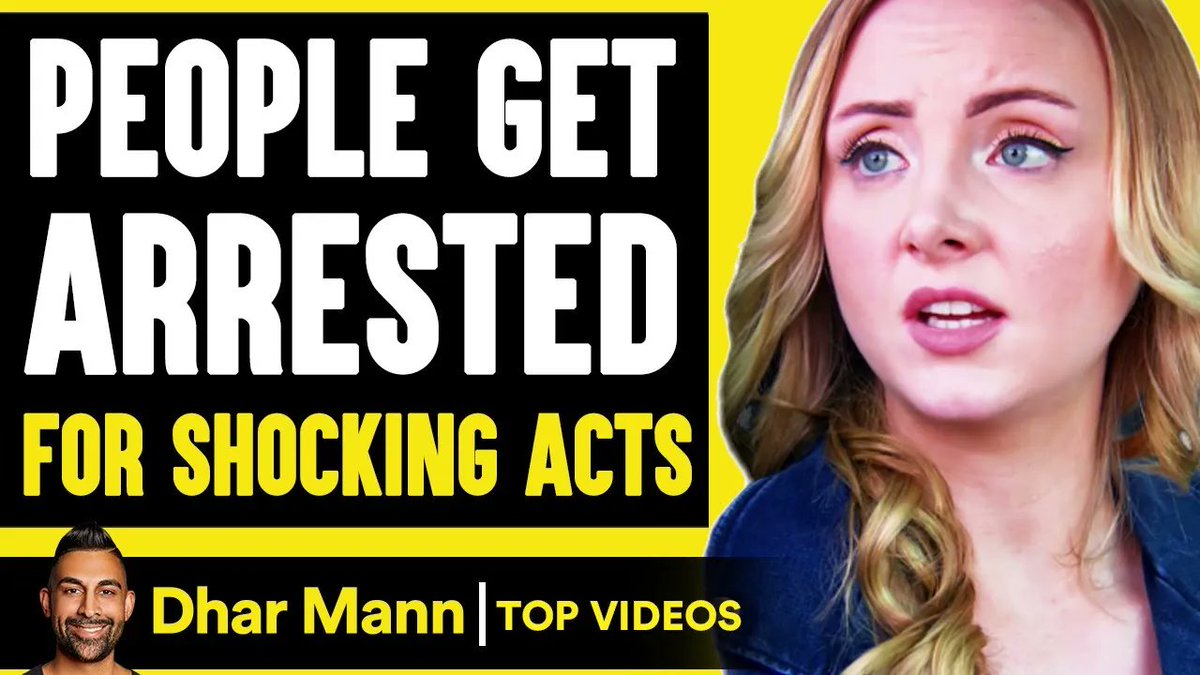 Dhar Mann On Twitter People Get Arrested For Shocking Acts They Live