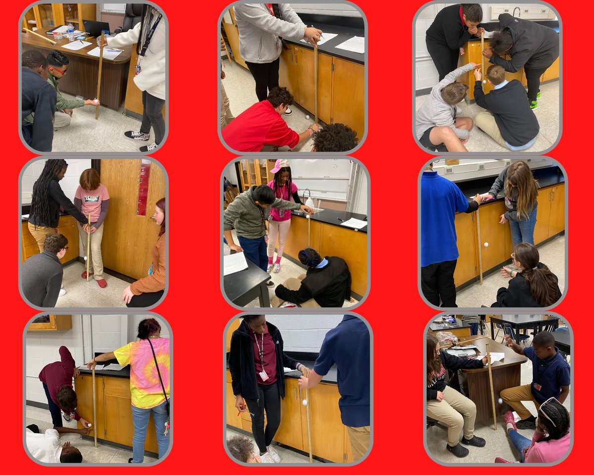 Mrs. Parker's 7th grade Science classes participated in a bouncing ball ...