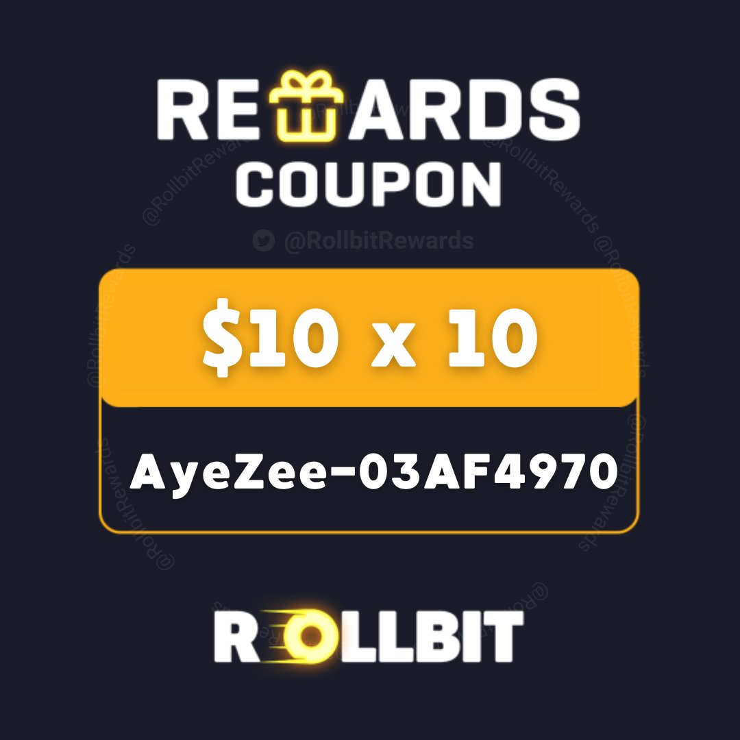 Rollbit Rewards on Twitter: "JK here's the real coupon. Happy weekend! 🎡 10x $10 https://t.co ...