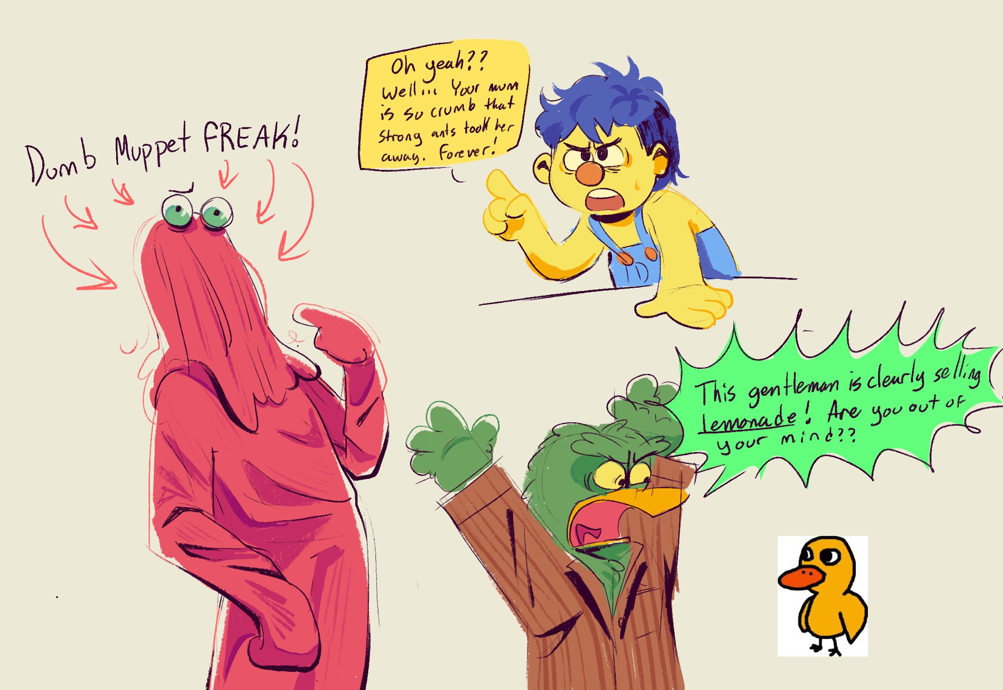 👾Lex!👾 (commissions open!) on Twitter: "Dhmis scribbles 😁 I’ve never drawn these guys before ...