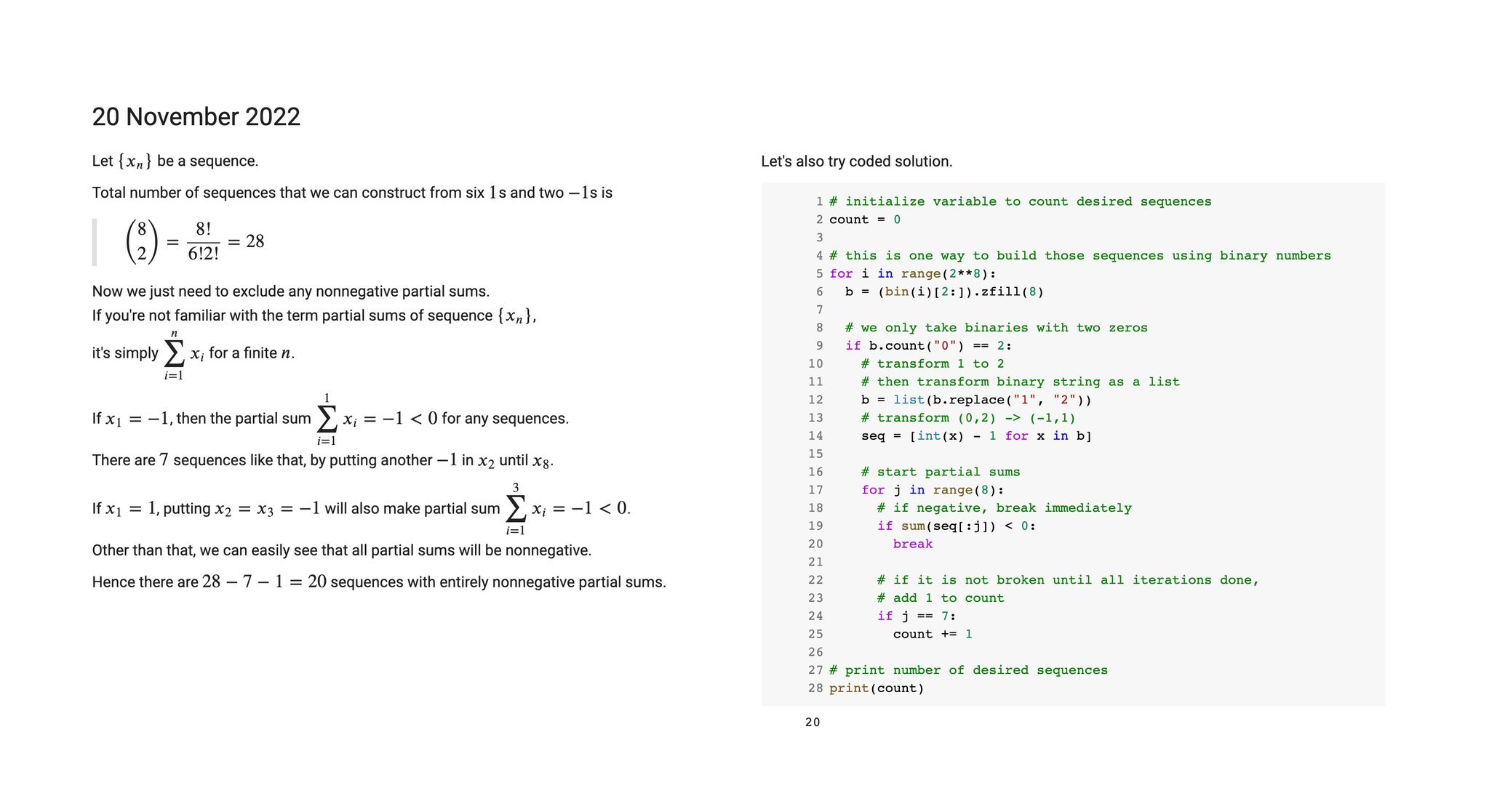 Your Daily Epsilon of Math on Twitter: "Here is a solution to yesterday's #dailymaths problem ...