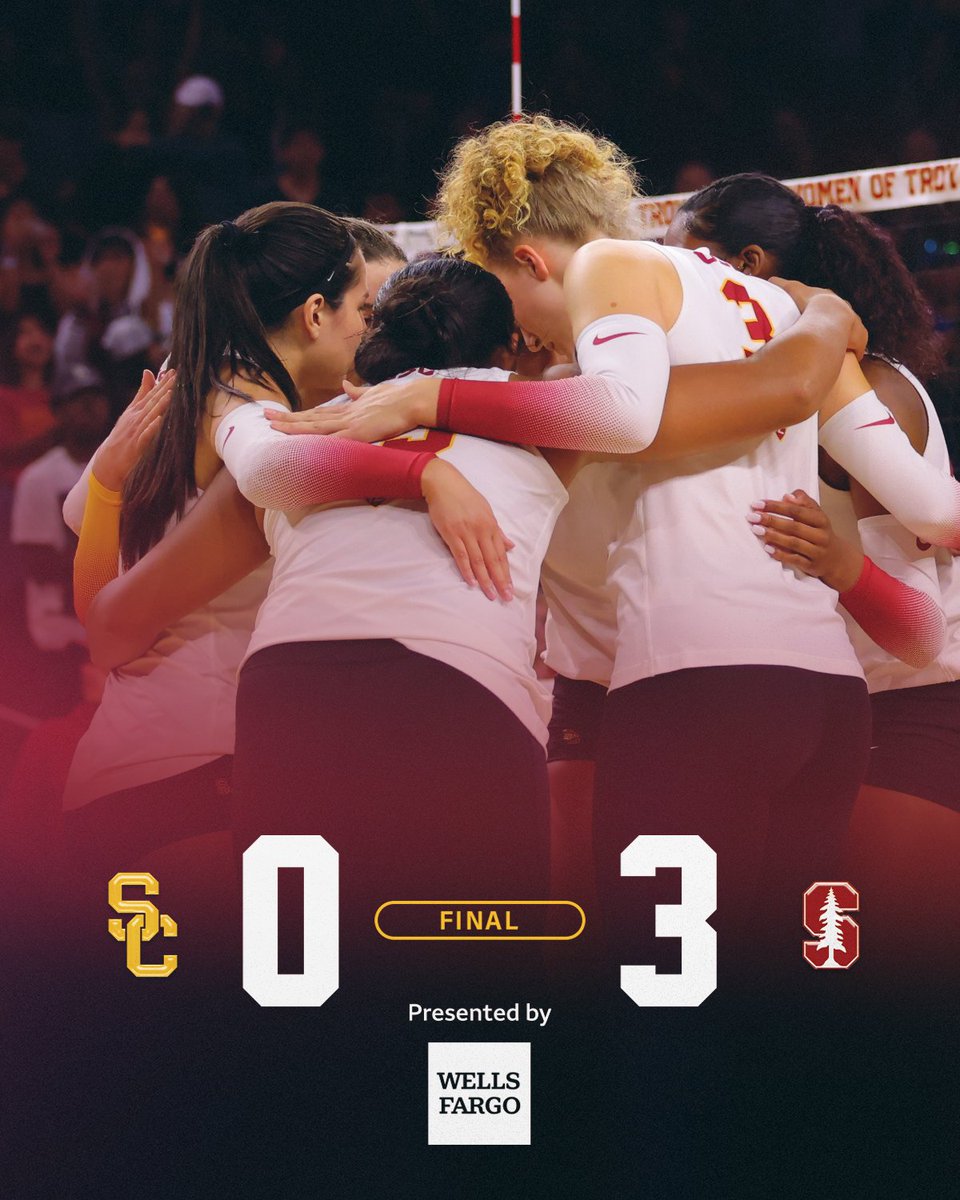 Usc Womens Volleyball On Twitter 📊 Final No 7 Stanford Def Usc 3 0 25 15 25 15 25 16