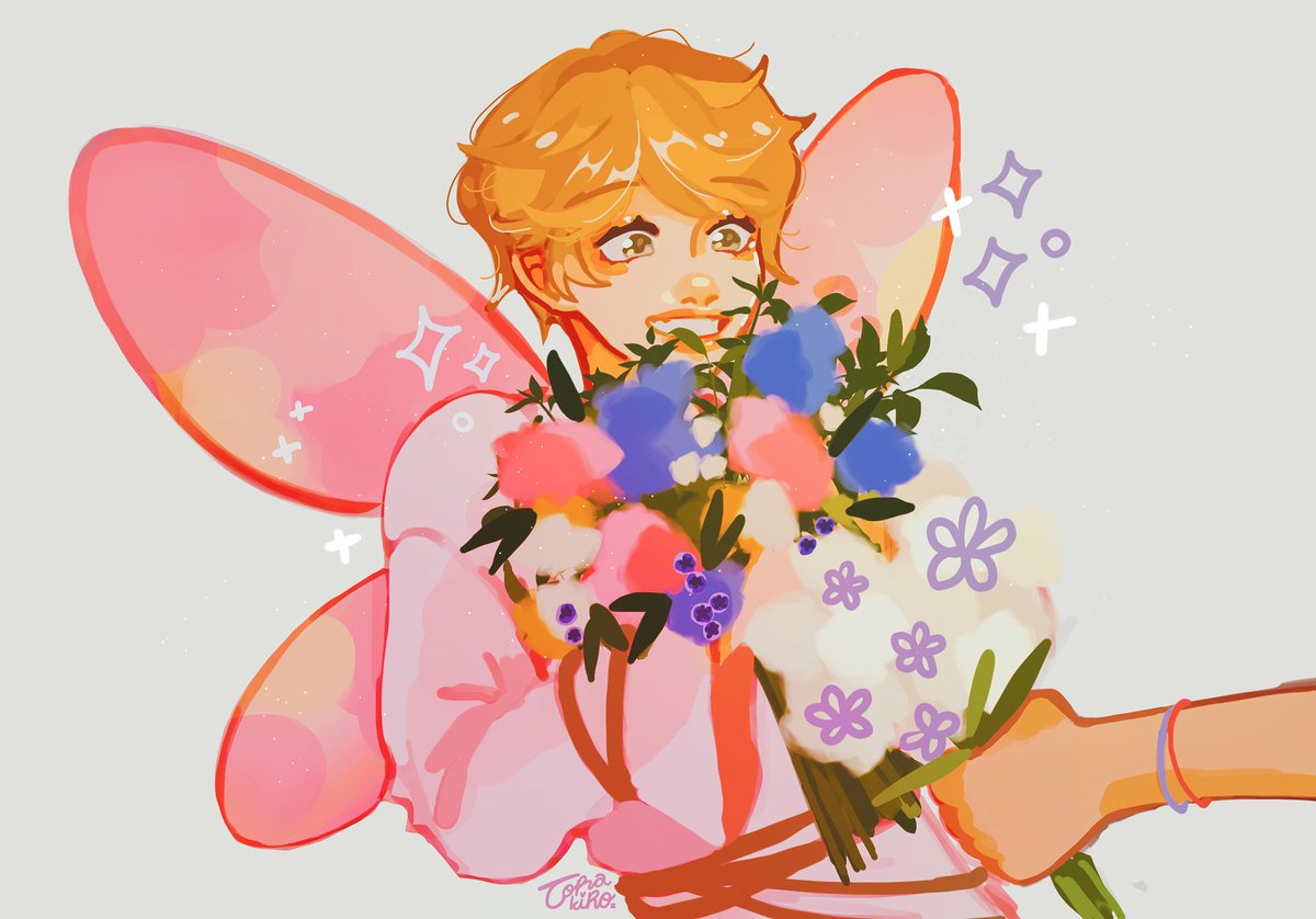 「messy doodle of a fairy #jimin 」|nini⁷ 🤍🪿のイラスト