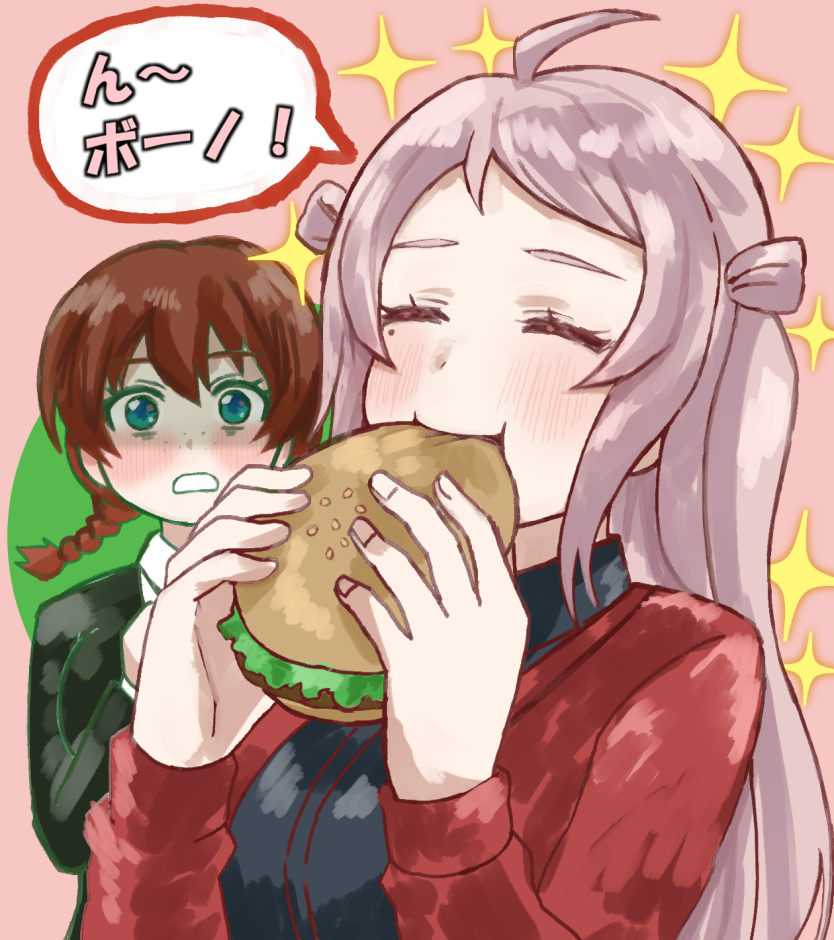 紅鉄侍 On Twitter Rt Cocoasunshine ハンバーガーを描きたい気持ちとランジュちゃんを描きたい気持ちが合わさった絵。 Lovelive