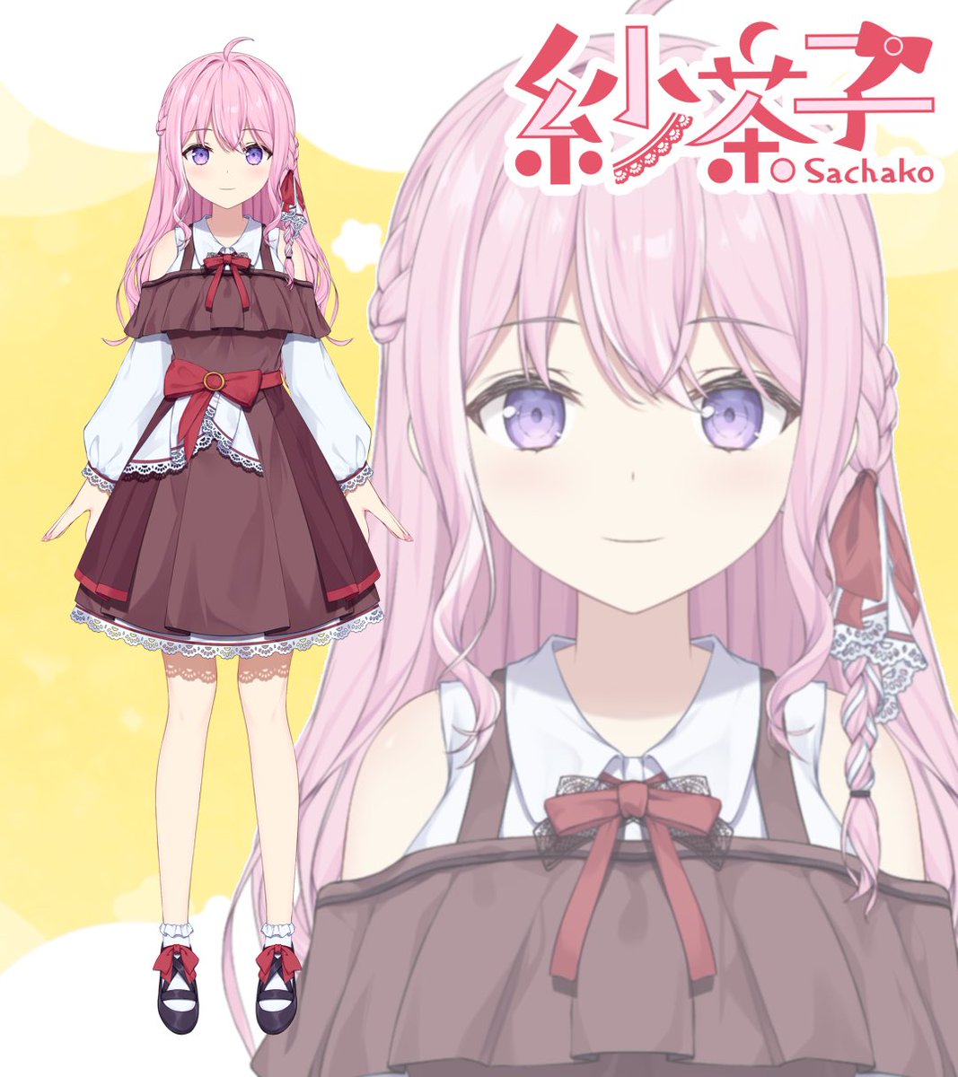 紗茶子@新人VTuber on Twitter: "個人勢VTuber紗茶子です！ 2022.10.22にデビューした新人VTuber🎀🤎ゲーム配信を中心に活動中 🎀YouTube http ...