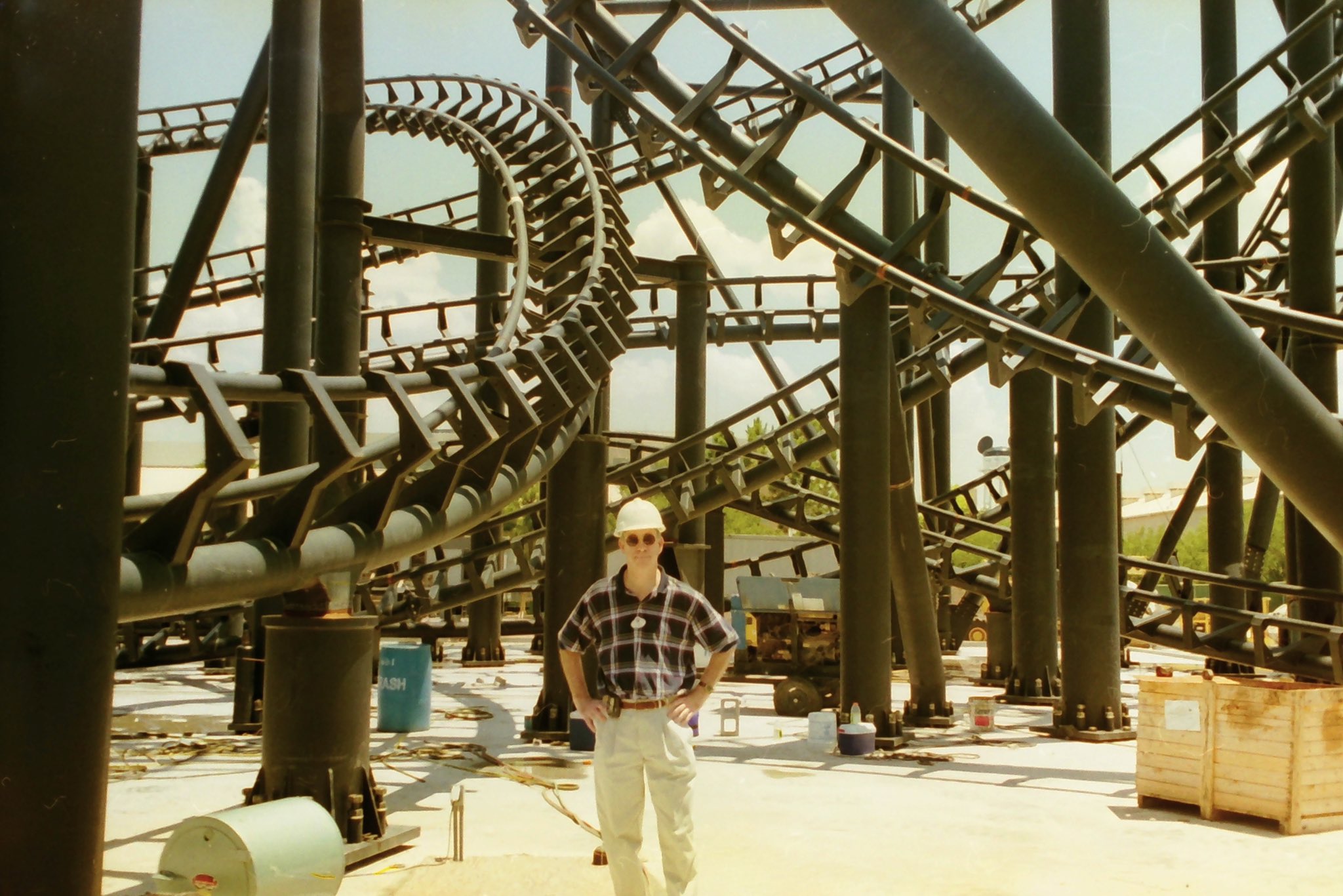 Rock N Roller Coaster Construction