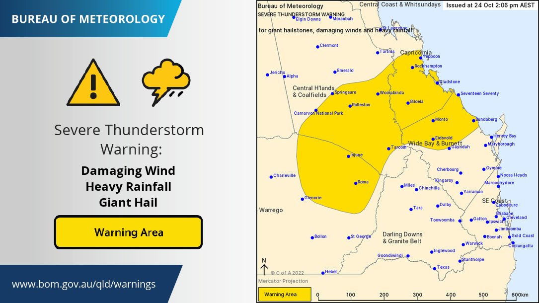Queensland Ambulance On Twitter Rt Bom Qld ⚠️⛈️ Severe Thunderstorm