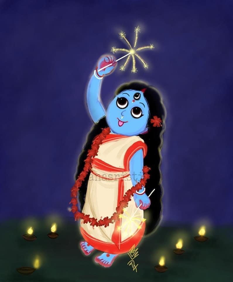 Devi Kali 🌺🔱 1890s lithographs and wooden artblock prints, Kolkata ...