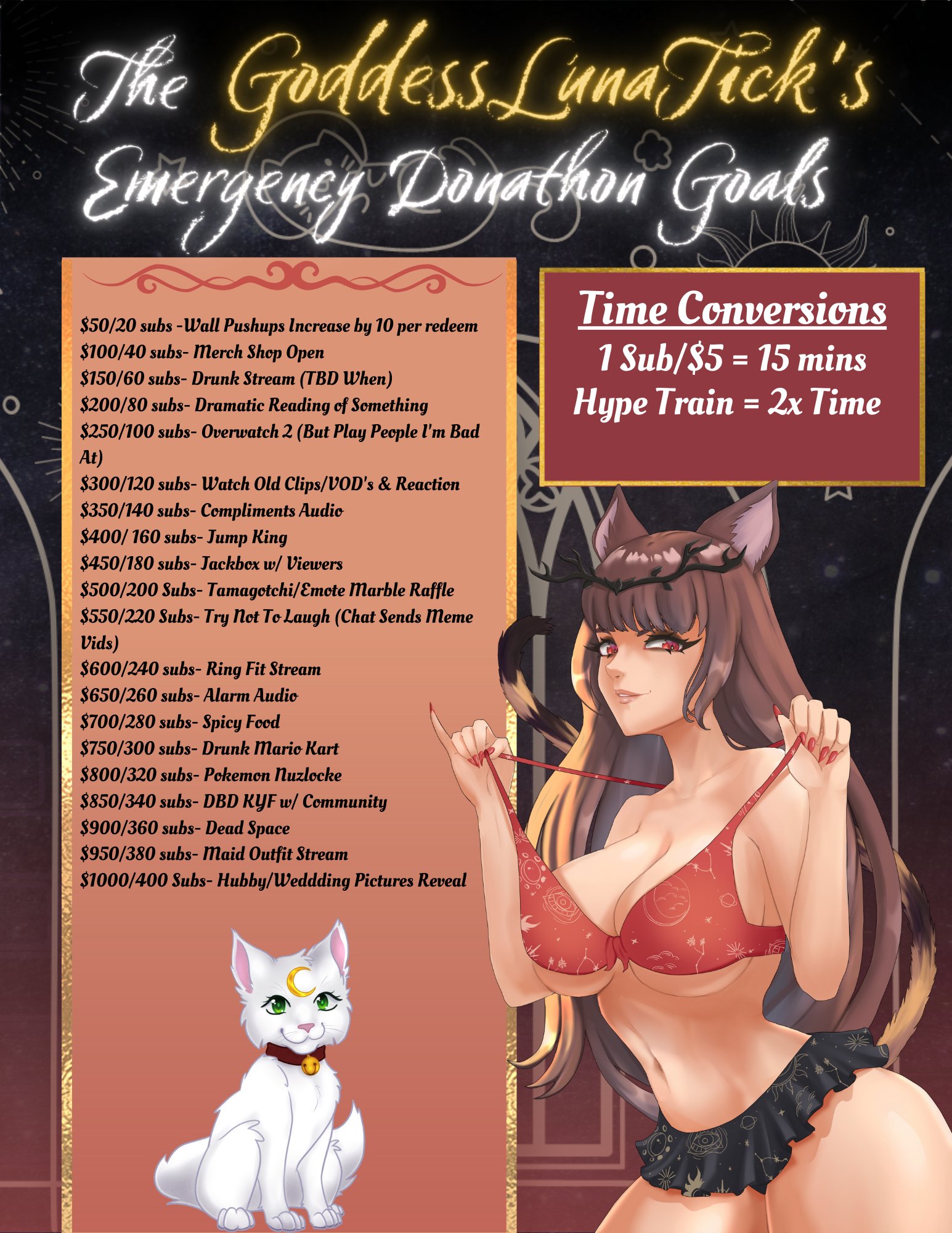 Goddess Luna Tick (kitty goddess Vtuber) on Twitter: "HEYO! I am Live with the 12th day of my ...