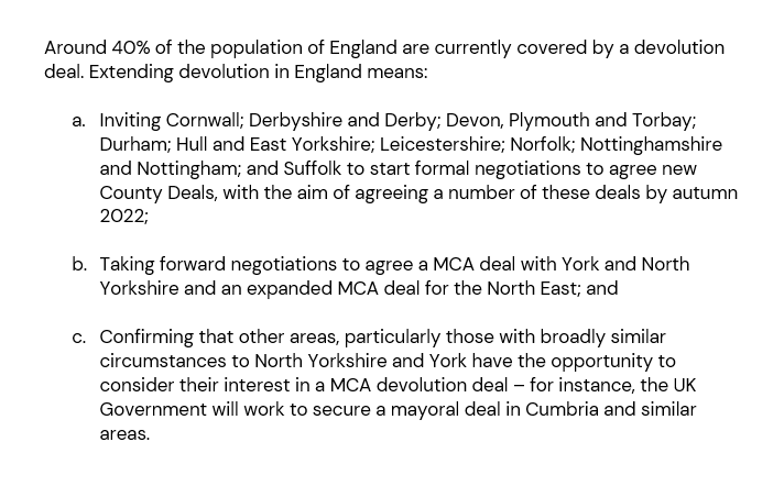 Jack Shaw on Twitter: "The Government said it'd agree a "number" of devolution deals by the ...