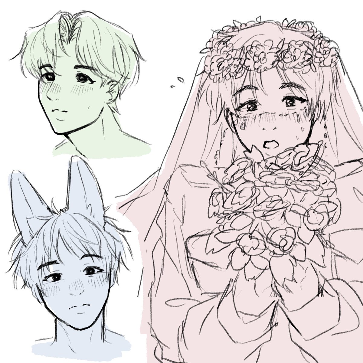 「Trying to not be lazy and actually draw with references thes」awuru ...