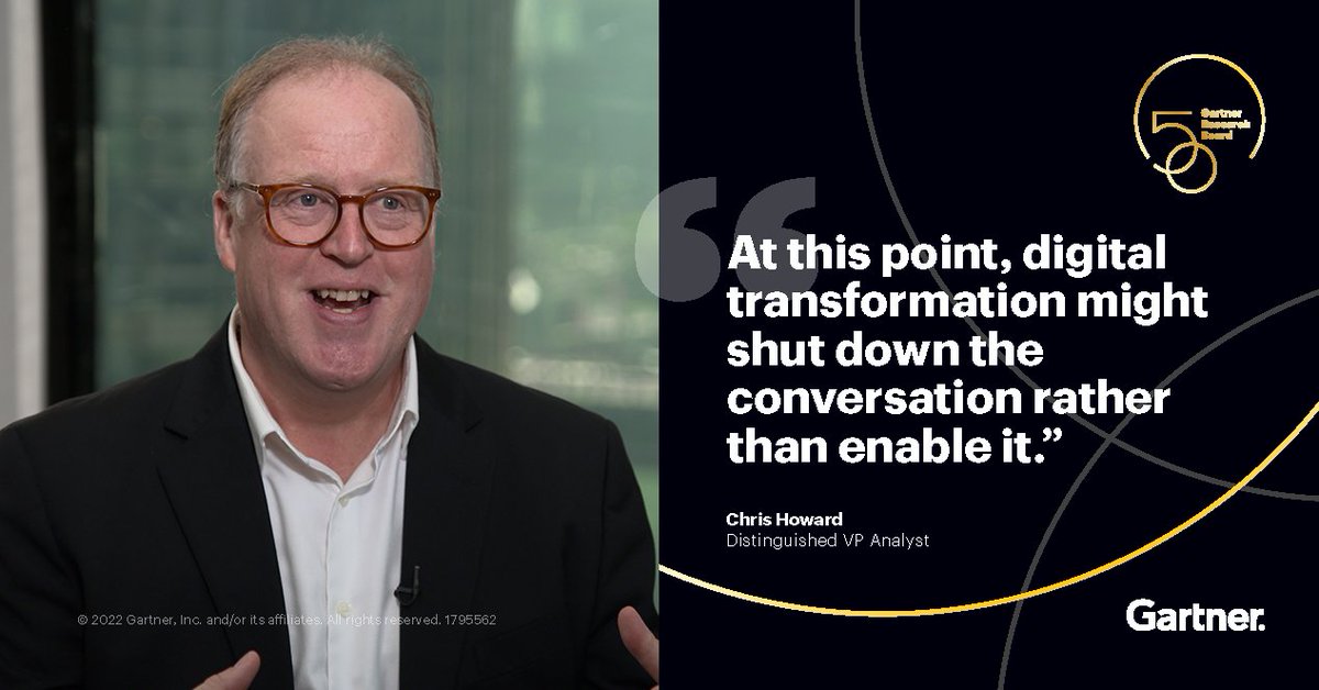 Gartner on Twitter: "Digital transformation has been a hot topic in research and will continue ...