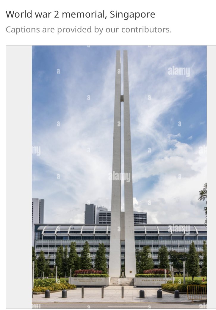 Interesting that the first two images are a monument to the defense of ...