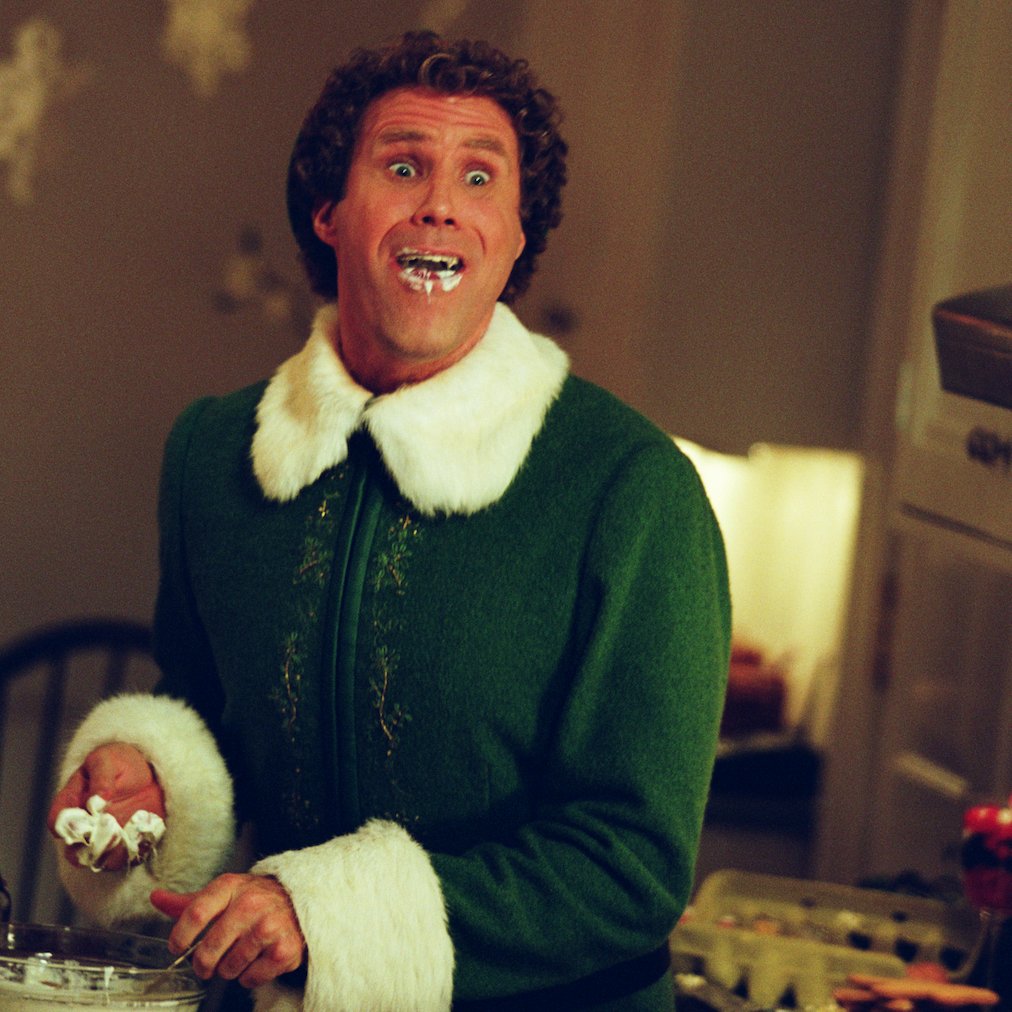Elf Will Ferrell Excited