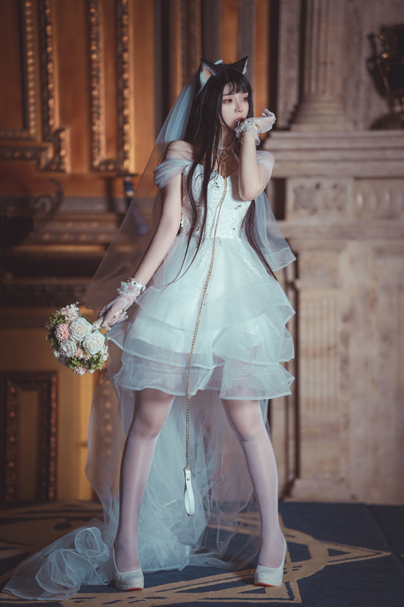 TW Pornstars - 1 pic. 落落Raku_66🐾. Twitter. 《猫の花嫁》 🤍🐈‍⬛💒 >Furuke/Patreon rewards of this month ...