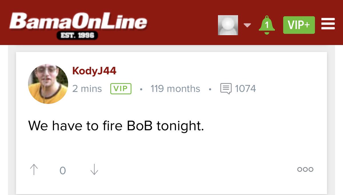 Message Board Geniuses on Twitter: "#MeltdownAlert Bench Bryce Young. #FireEverybody #RollTide"