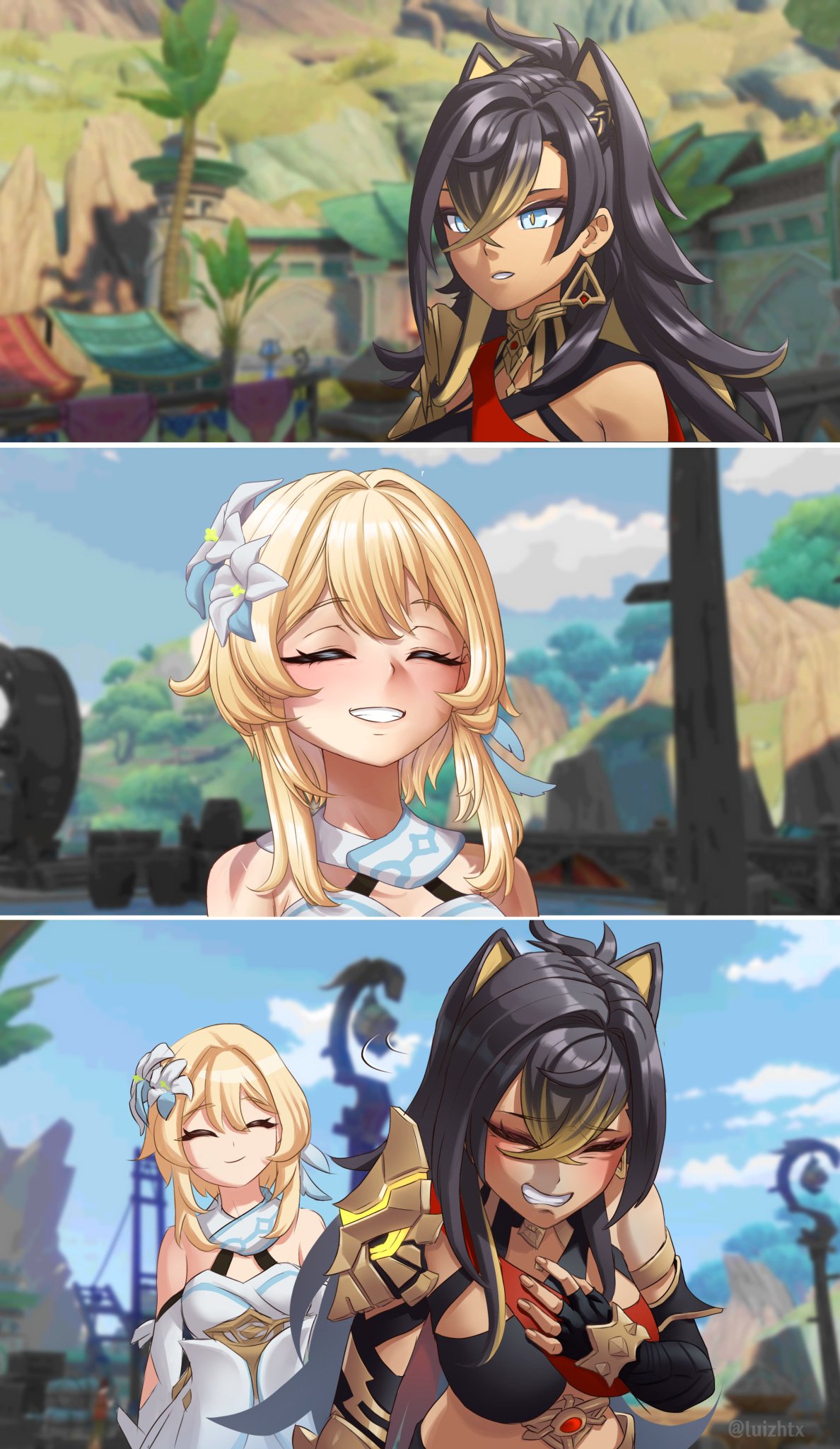 Luizhtx 🖌️Art 🎨 on Twitter: "Clean / Dehya reaction / Smile in 4K https://t.co/tpmLBiAoku" / Twitter