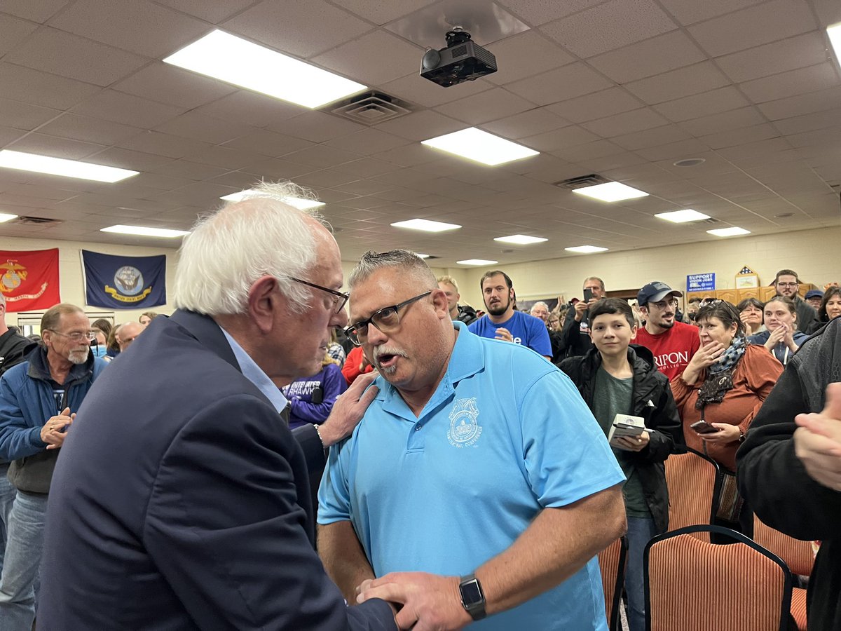 BERNIE GOTV RALLY UAW LOCAL 578 - OSHKOSH, WISCONSIN (BROADCAST AT 5 ...