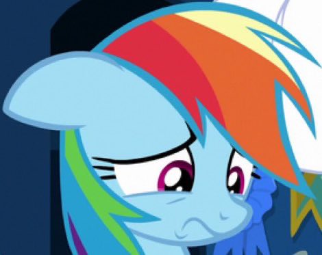 Mlp Rainbow Dash Crying
