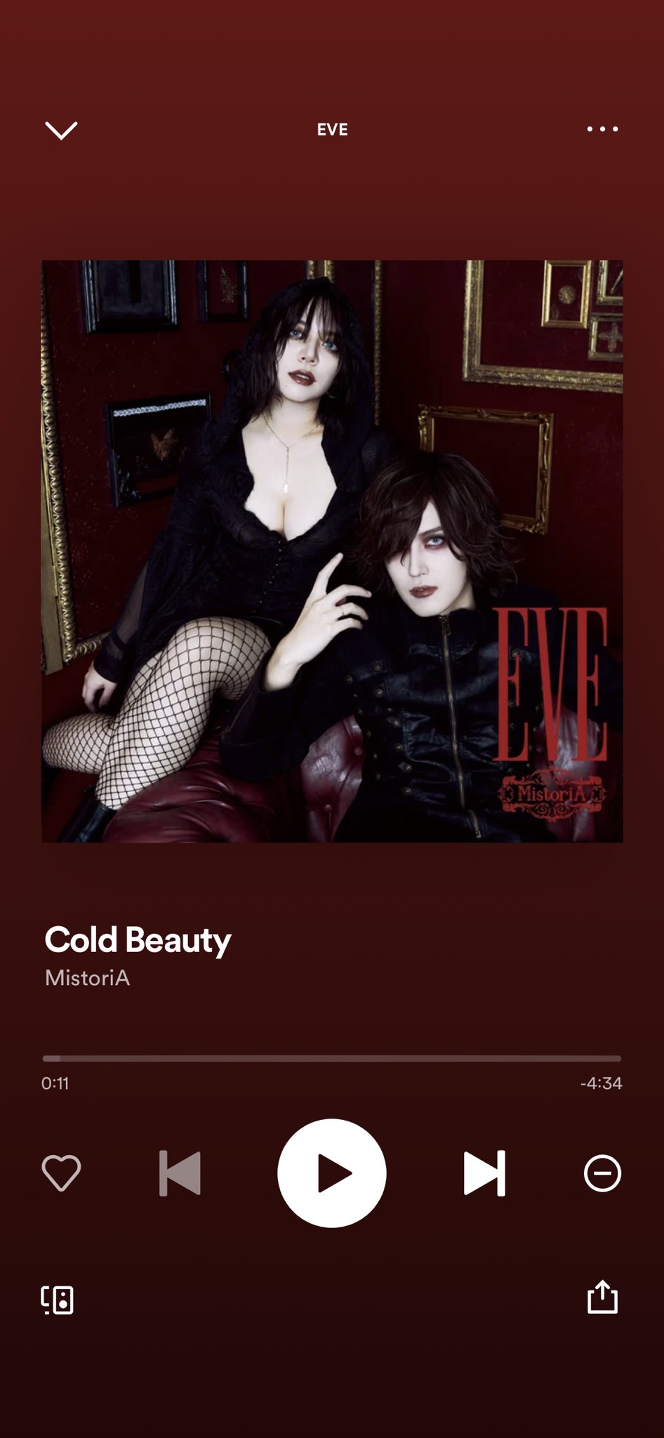 MistoriA on Twitter: "【お知らせ】 本日より10月30日にリリースされました3rd Full Album "EVE"の各種音楽サイトでのストリーミング配信が開始されました ...