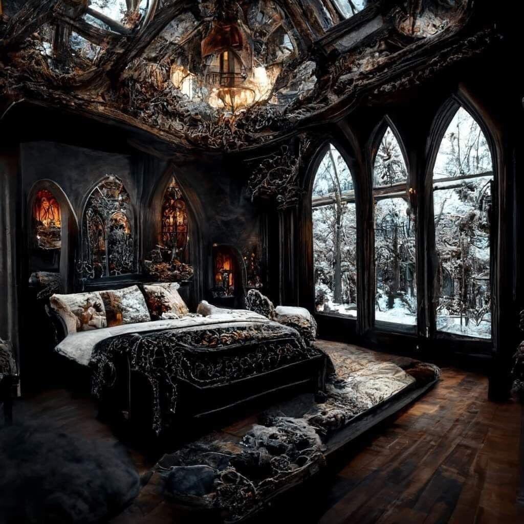 Victorian Gothic Room