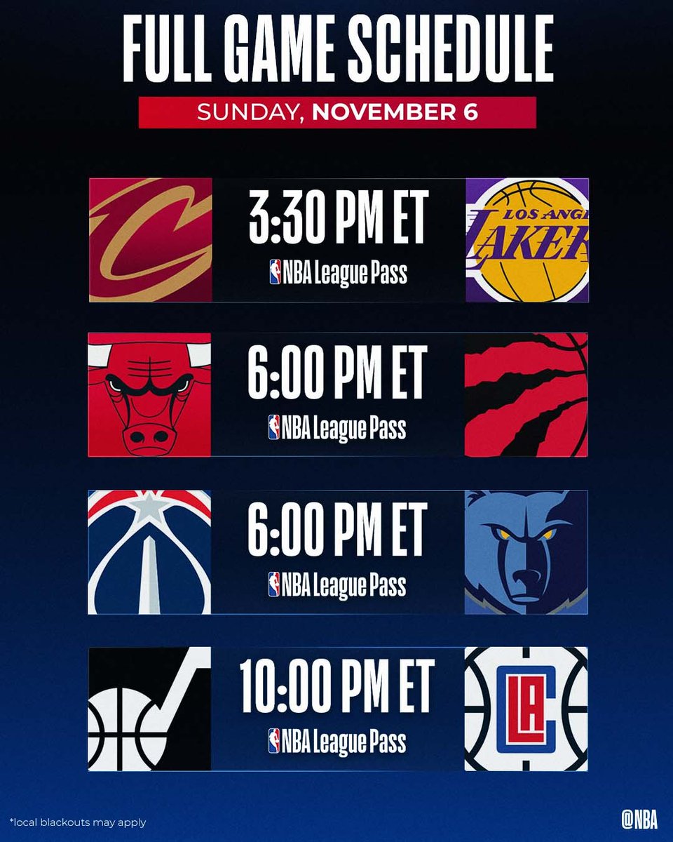 NBA on Twitter: "Today's slate of Sunday hoops! 📺: NBA App, NBA League Pass 📲: http://app.link ...