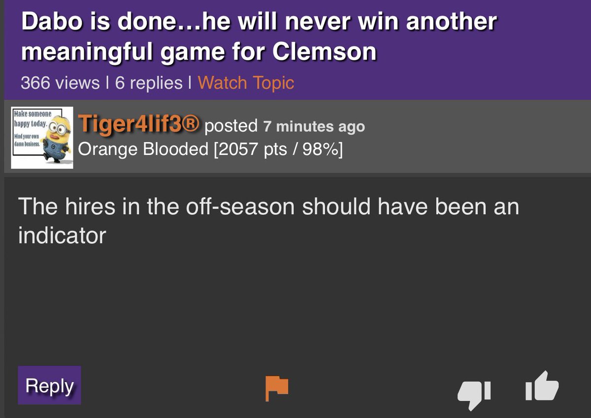 Message Board Geniuses on Twitter: "Dabo is done! #MeltdownAlert #Clemson"