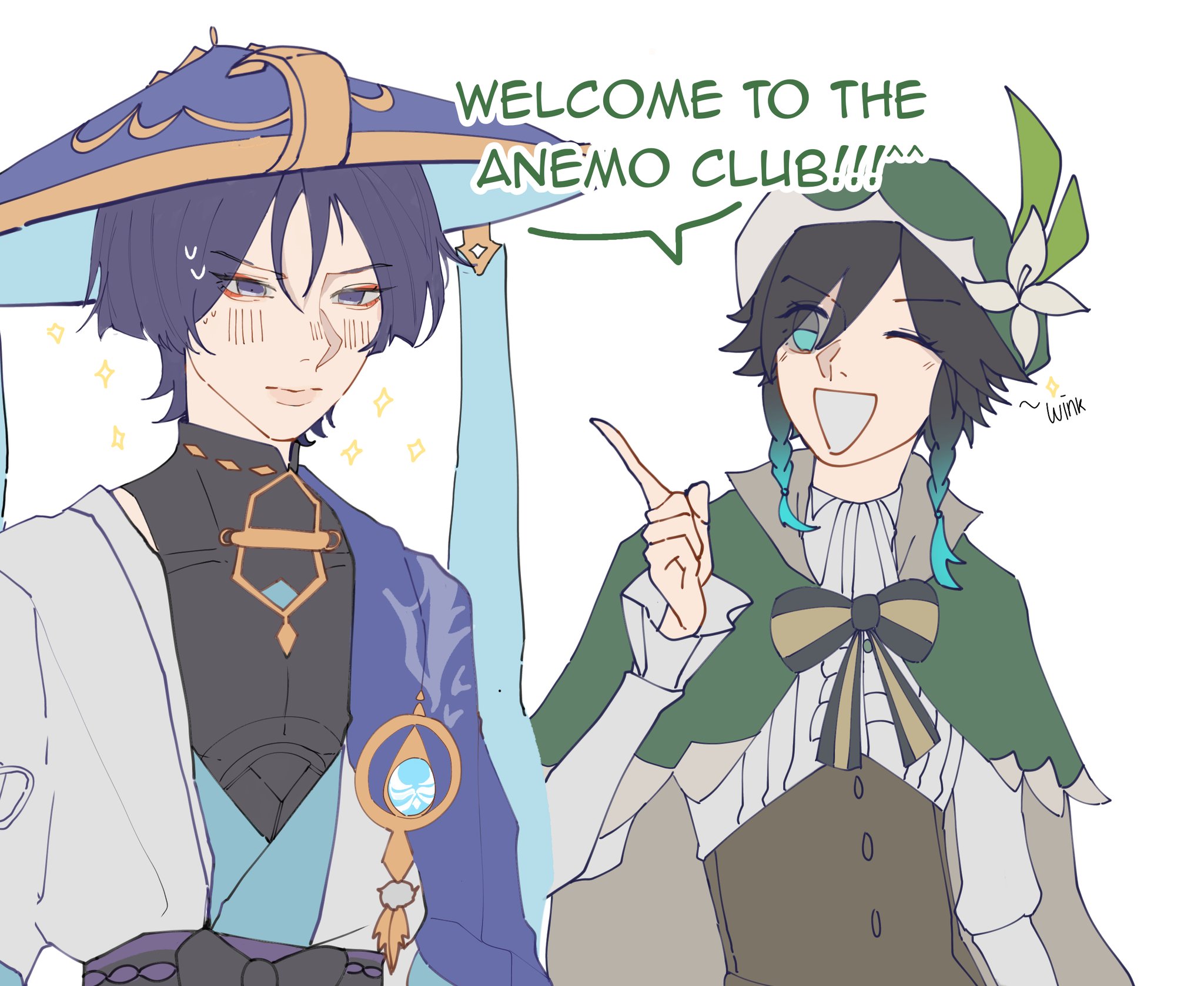 cyo!🎉 on Twitter: "scara joined the anemo club #scaramouche #Wanderer #GenshinImpact https://t ...