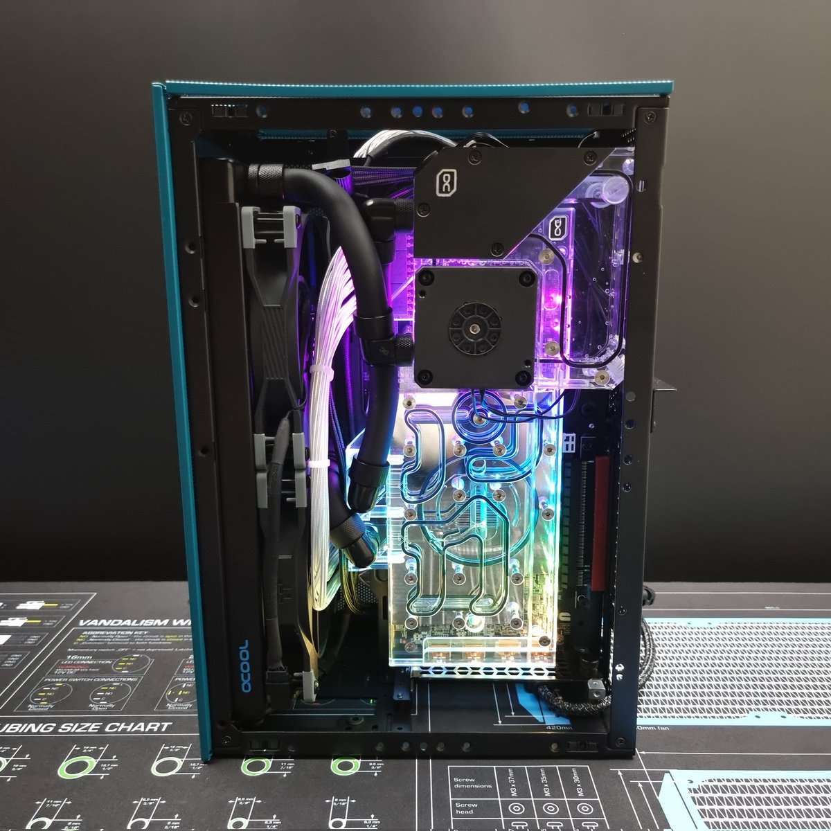 L91 on Twitter: "Project: Aquacool ft. fully liquid cooled 12700K & RX 6900XT in Meshroom S ...
