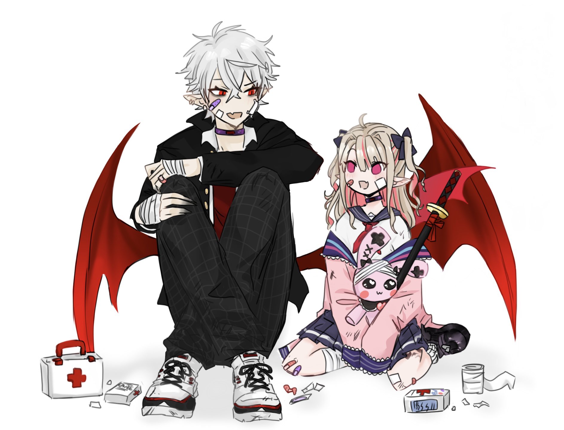 faust ️ @ KZH DAY KZH DAY!! on Twitter: "#KuzuArt #りりむとおえかき 🩹 https://t.co/ULnnQd763k" / Twitter