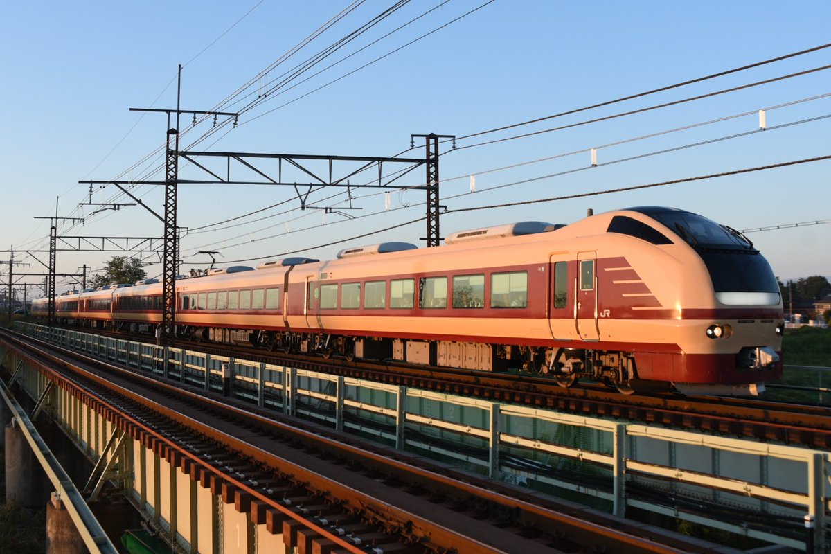 特急あずさ2号中野行き on Twitter: "9078M E653系K70編成 特急とき号 本庄～岡部(オカポン鉄橋)を通過しました"