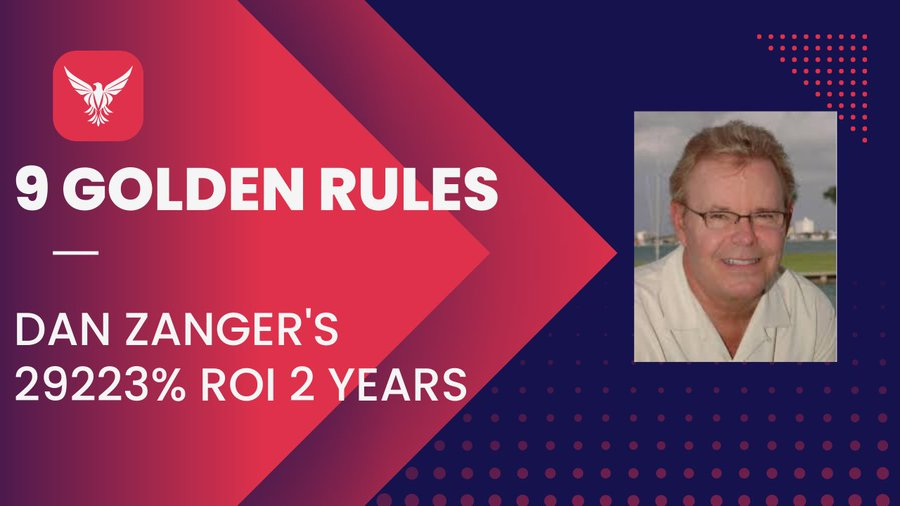 9 Golden Rules of Dan Zanger in this Thread🧵 Learn From a Guy who Made ...