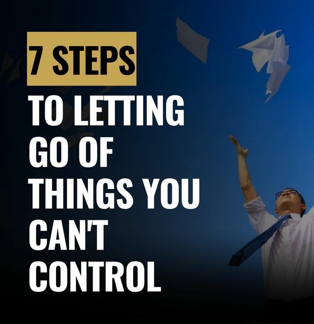 7 STEPS TO LETTING GO OF THINGS YOU CAN'T... - Thread from Falcon ...