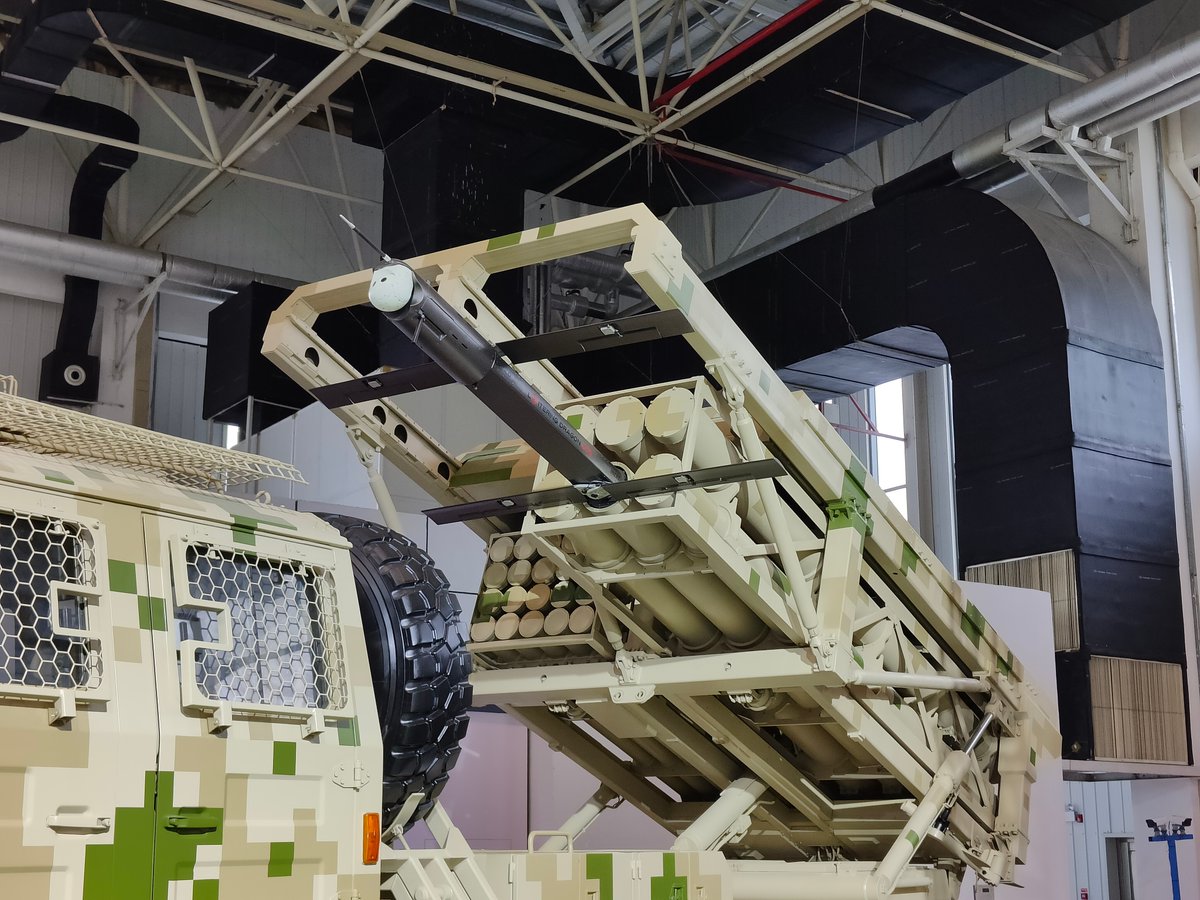 1/3 🇨🇳NORINCO SR5 Multiple-Launch Rocket System with multiple munitions including: -Loitering ...
