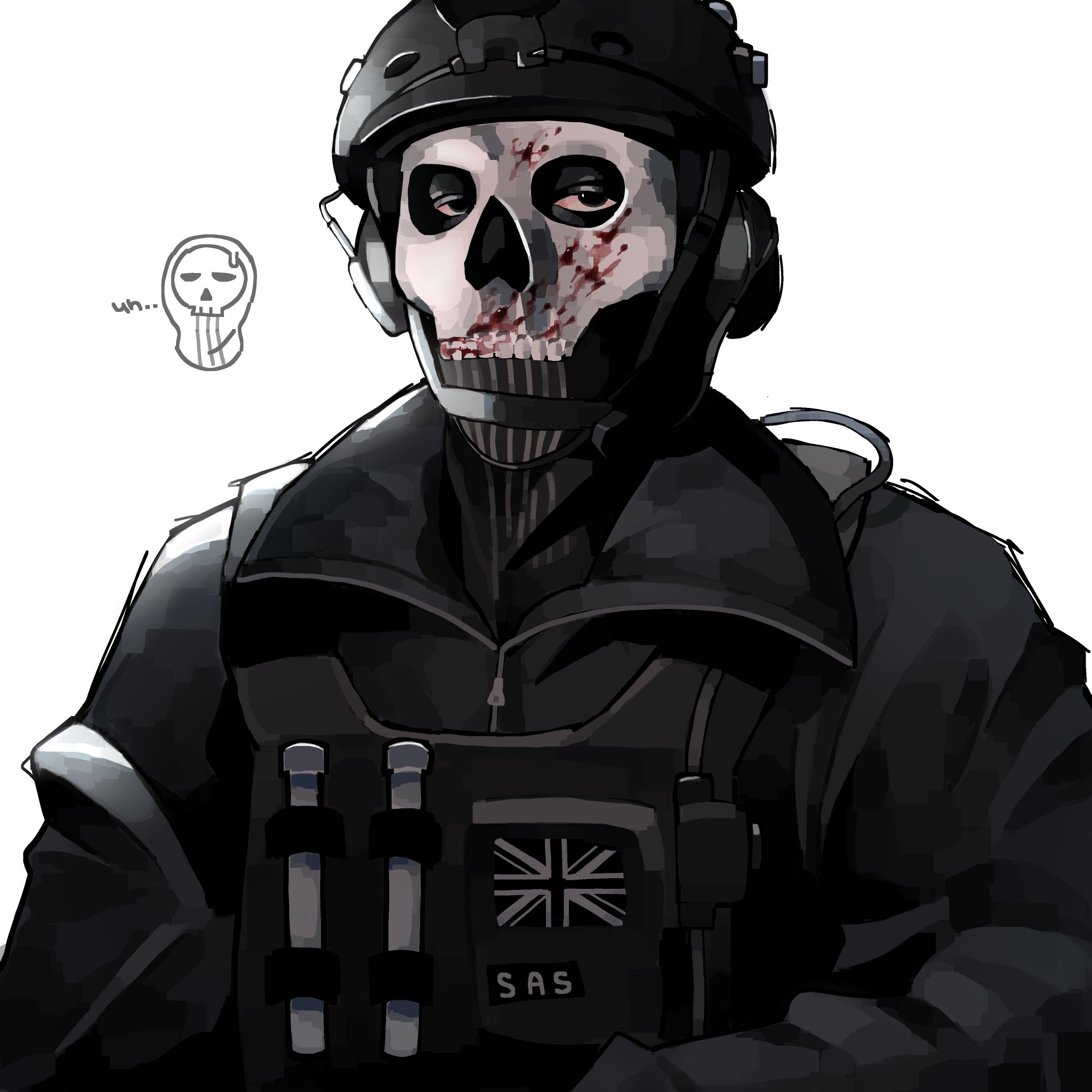 Ghost Mw2 Drawing Pin Page
