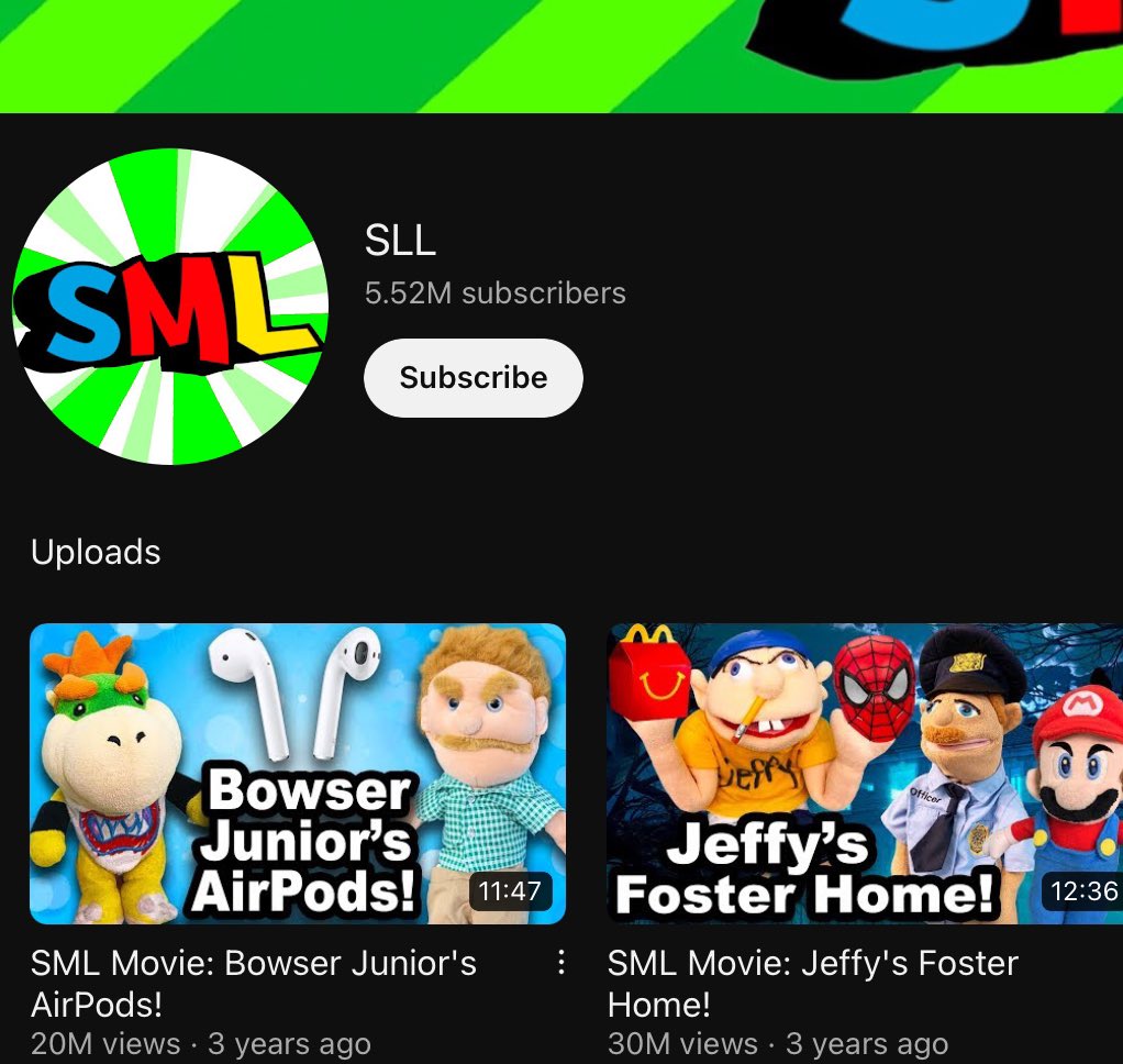 yoo on Twitter: "SOMEONE HACKED INTO A SML CHANNEL AND GOT THESE VIDEOS BACK https://t.co ...