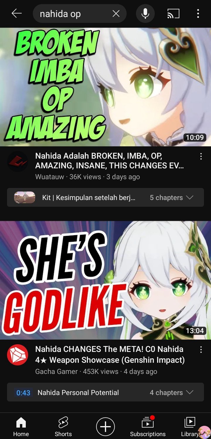 OPEN DM 📌 PAMER GACHA on Twitter: "babu! nahida skippers, masi teguh skip dia di tengah gempuran ...