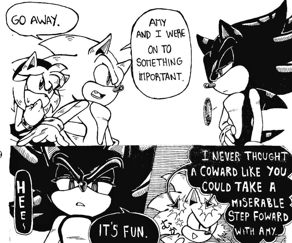 Dark Sonic And Amy