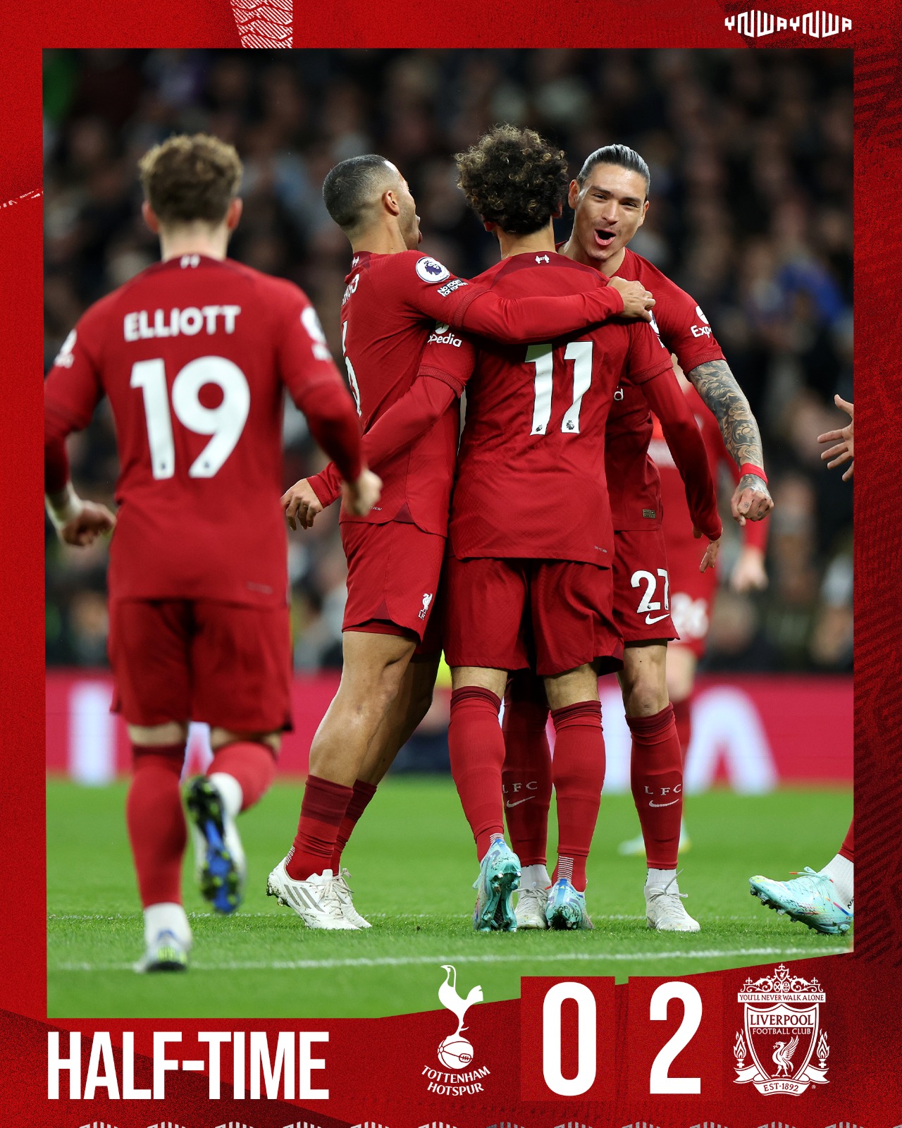 Liverpool Fc On Twitter Two Strikes From Mosalah Sees Us Lead At The