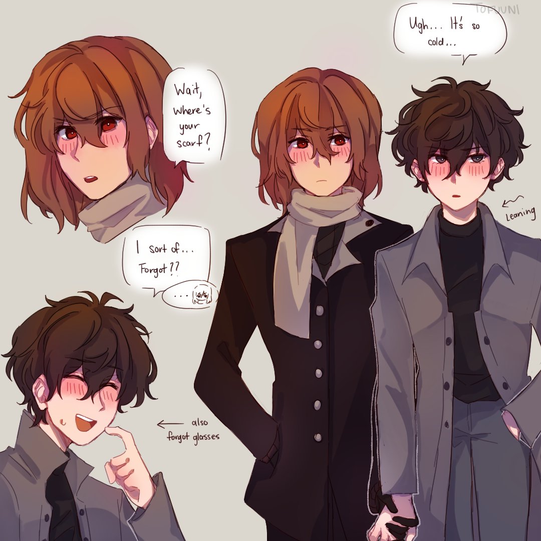 Toastyy♡ On Twitter He Was Prepared For This Inevitability P5 Persona5 Shuake Akeshu