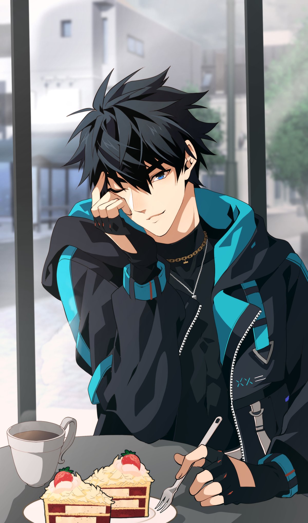 Jae ️ Vtuber on Twitter: "Café Date🍰 🎨: @/koon_erang #ArtofJae https://t.co/hoAHT8icln" / Twitter