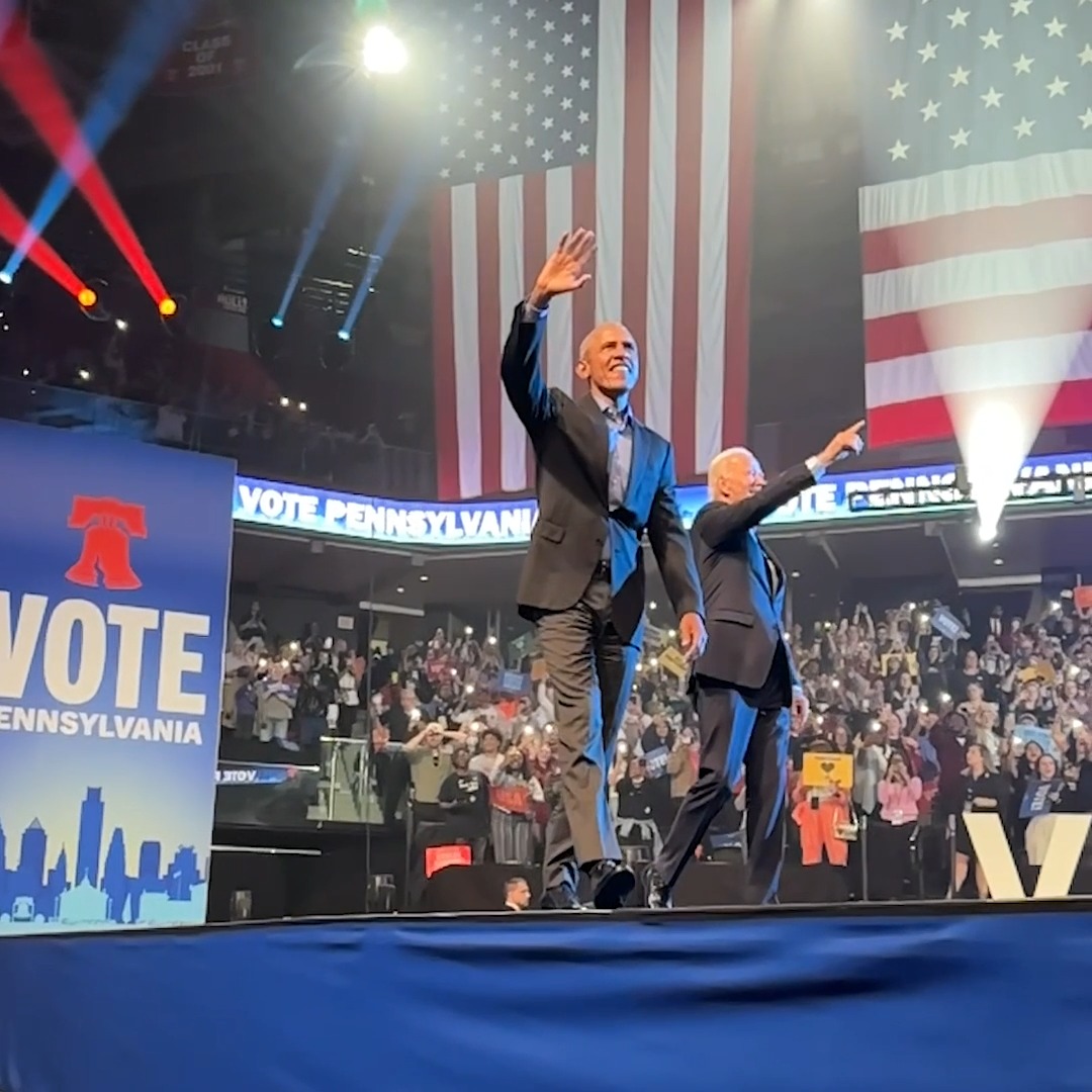 It's good to get out the vote with @BarackObama in Philadelphia a few ...