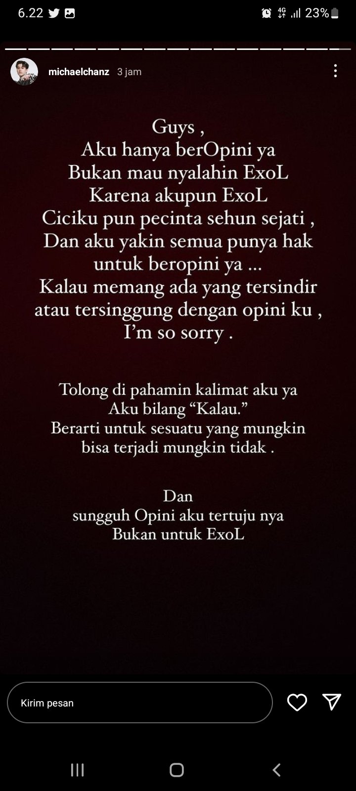 ray⁹ on Twitter: "apaan tuh apaan tuh?? ohh iya "aku juga exol"🤣🤣🤣🤣🤣🤣🤣 https://t.co/Kf2GV2epA3 ...